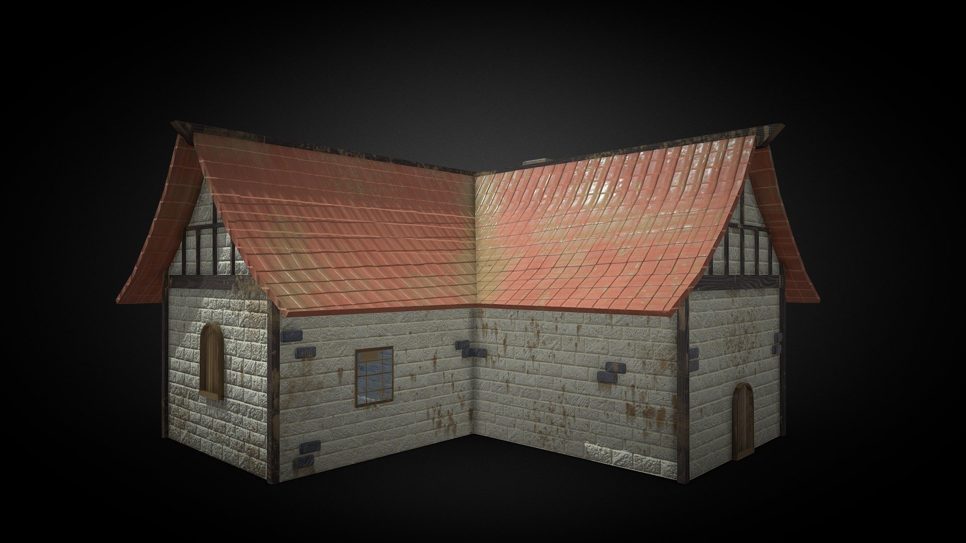 Medieval House - Download Free 3D model by unrealmahin [a0a2a7f ...