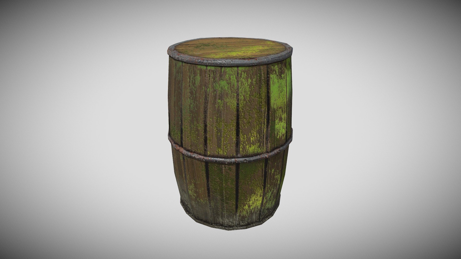 Dirty old barrel - 3D model by VIBEstatus [a0a354c] - Sketchfab