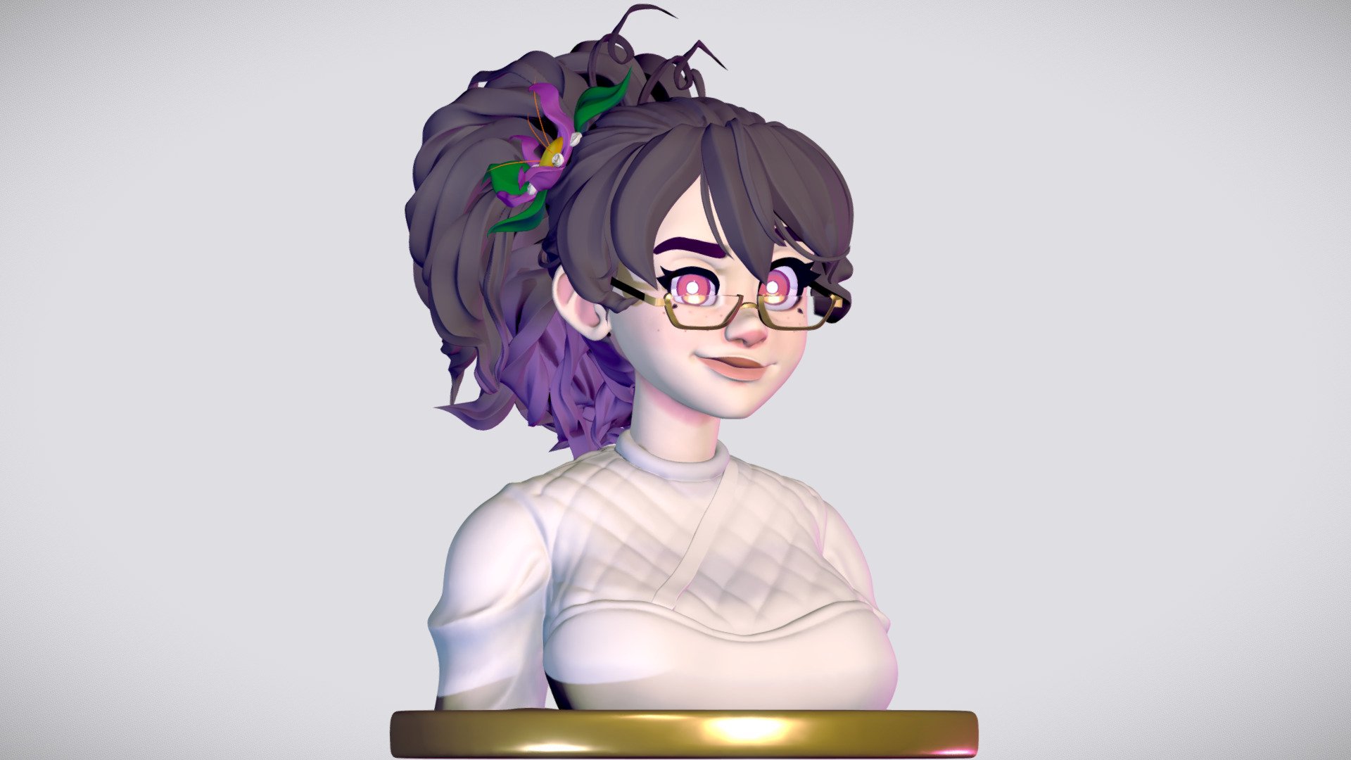 Isadora Portrait - 3D model by keebs.art [a0a37d0] - Sketchfab