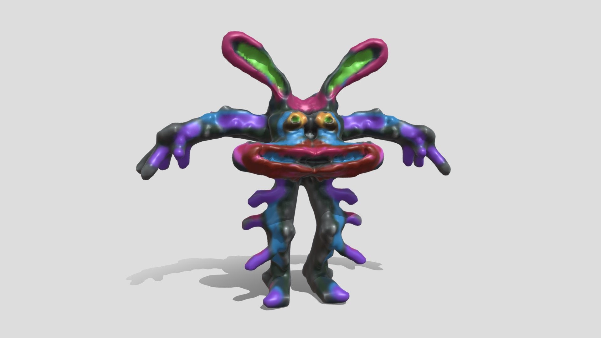 Big Mouth Rabbit Monster - Download Free 3D model by Jimmy Gunawan ...