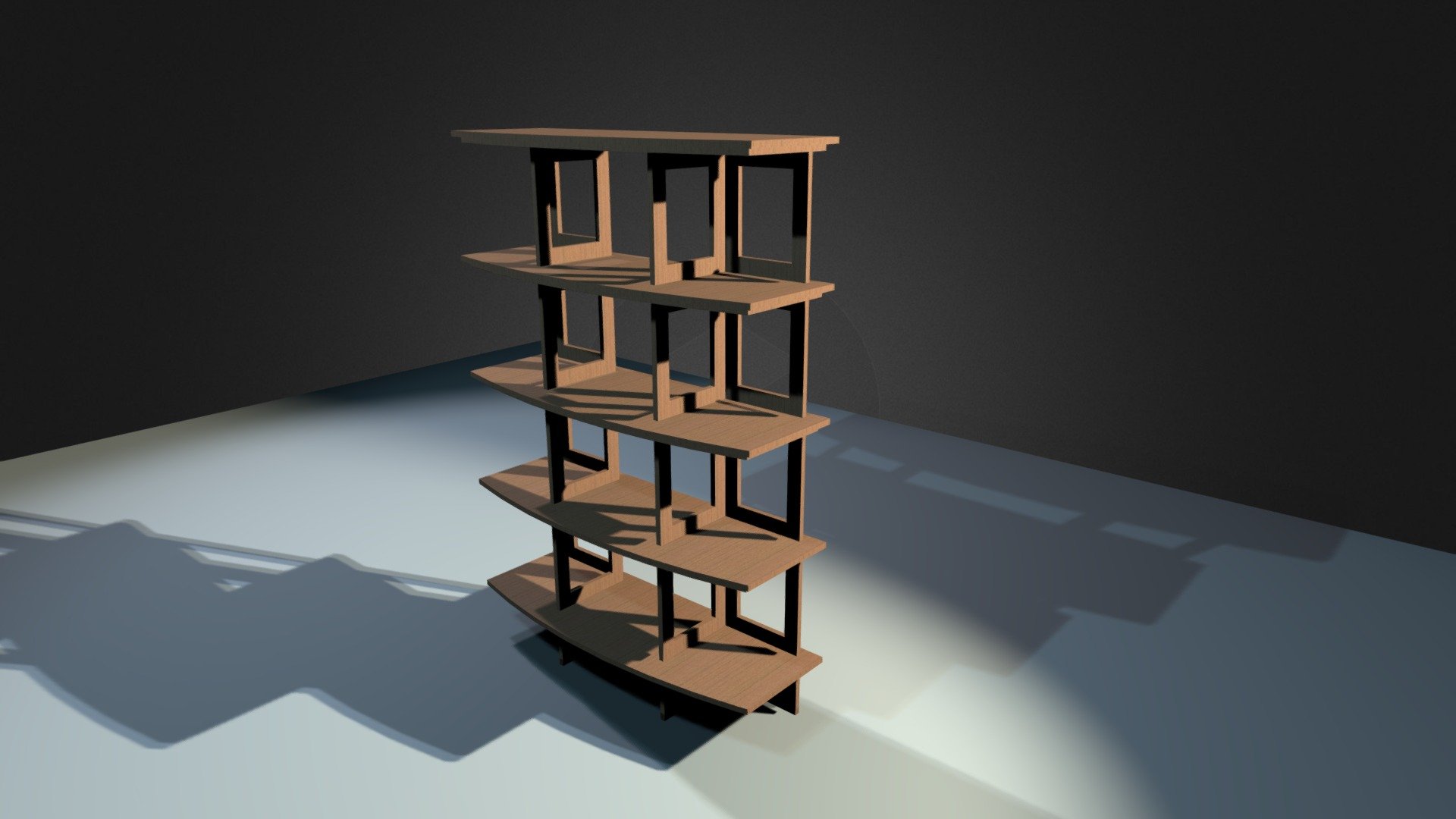 Modern Bookshelf - Download Free 3D model by Metaroy [a0a6a7c] - Sketchfab