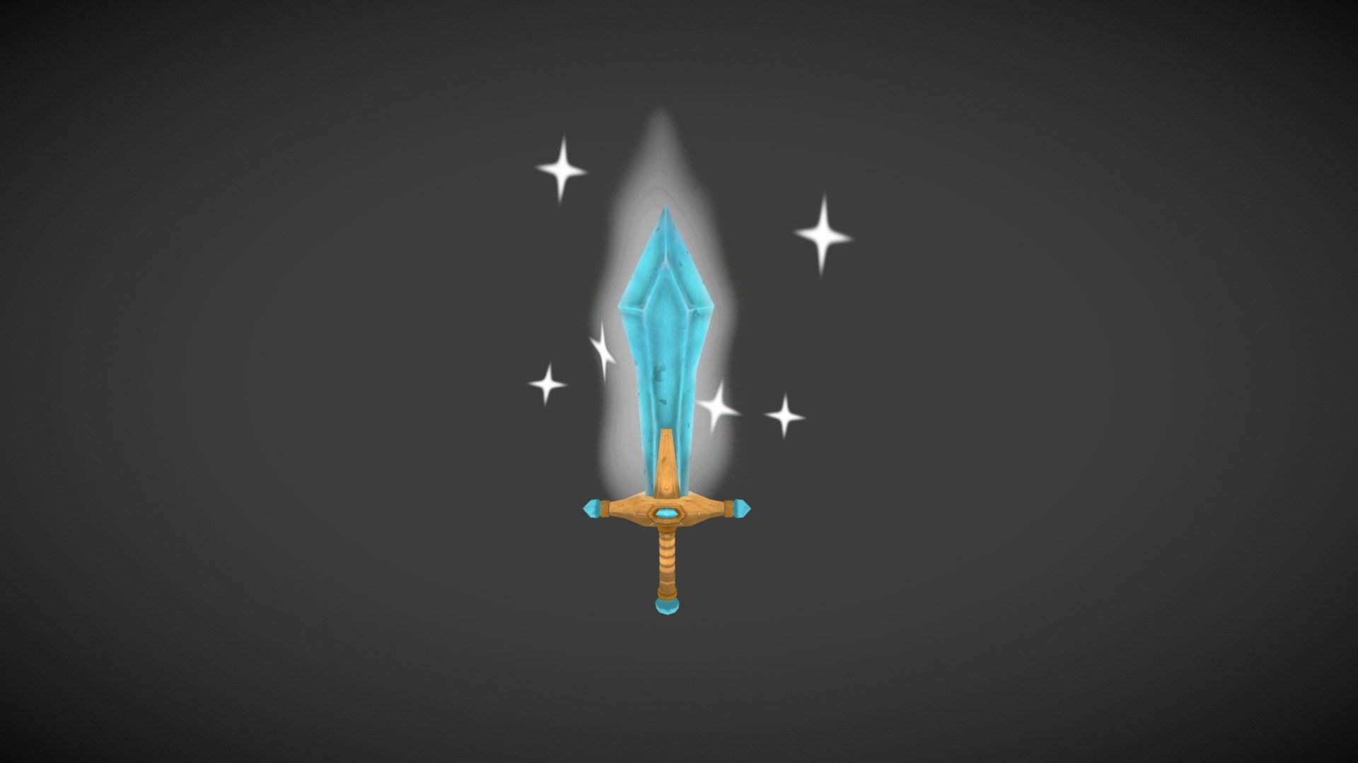 Shiny_sword - 3D model by ahygoneng [a0a7c34] - Sketchfab