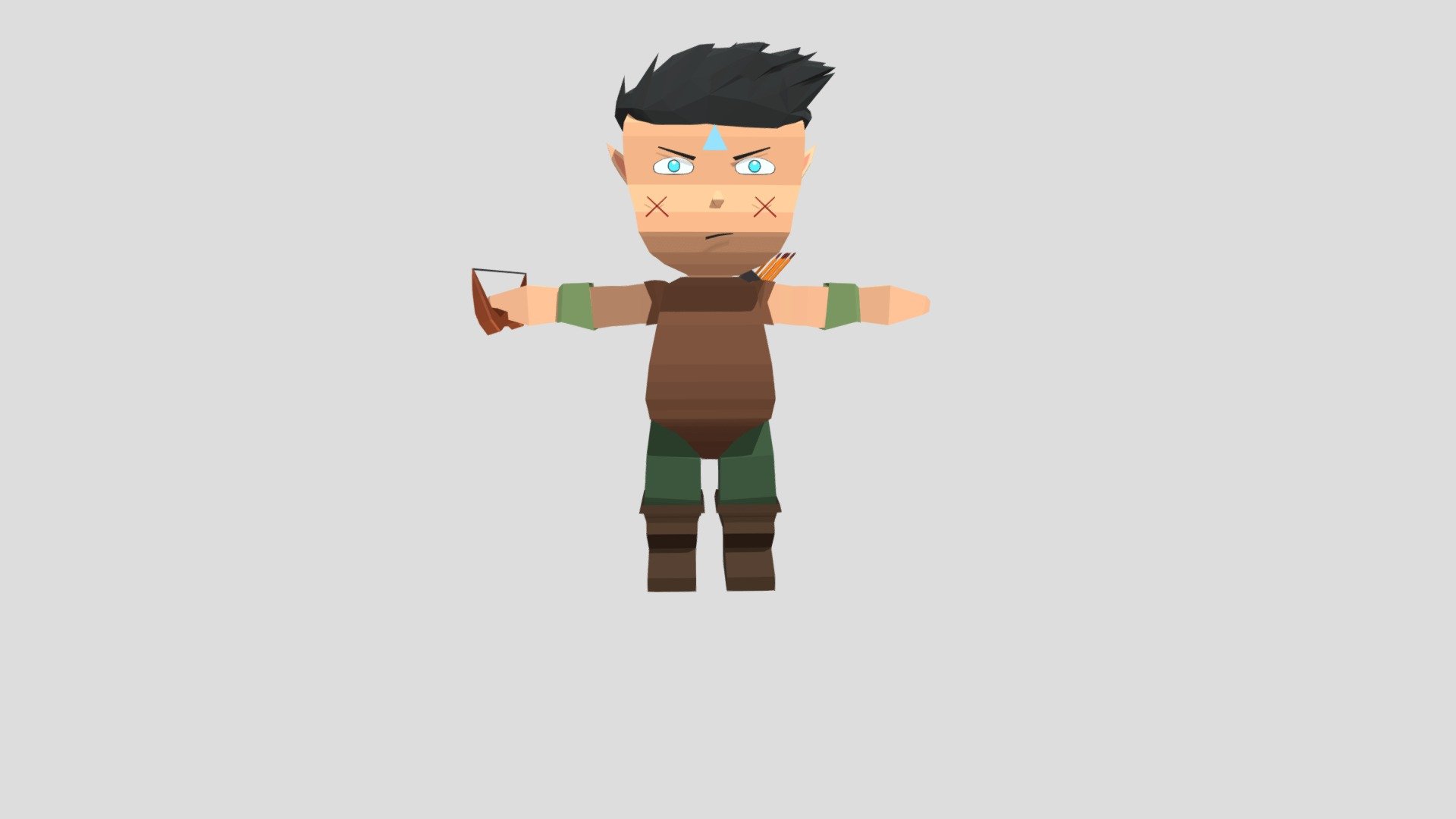 Archer - 3D model by henbrisi [a0a9489] - Sketchfab