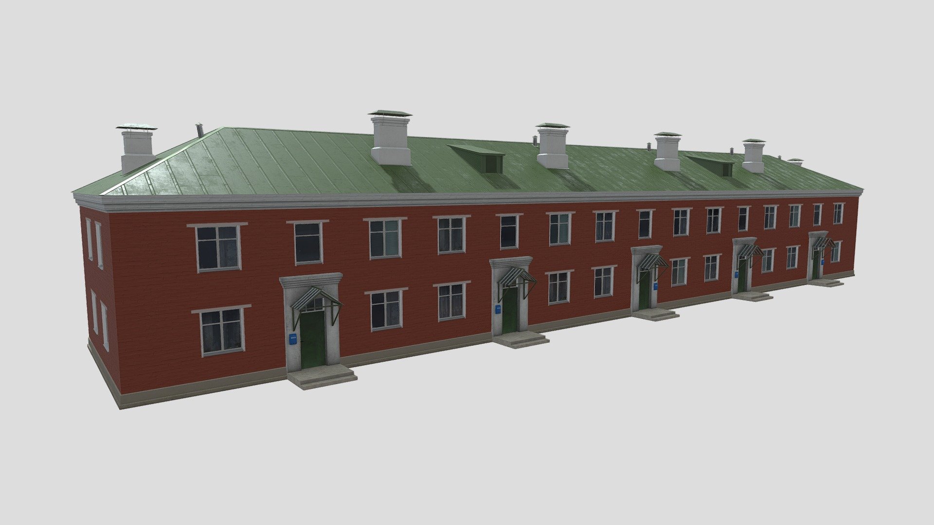 Two-storey residental house - 3D model by andreyd3 [a0aaa20] - Sketchfab