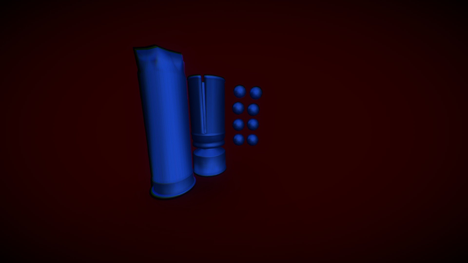 Shot And Wad - Download Free 3D model by Unhinged (@debartifr) [a0ac989 ...