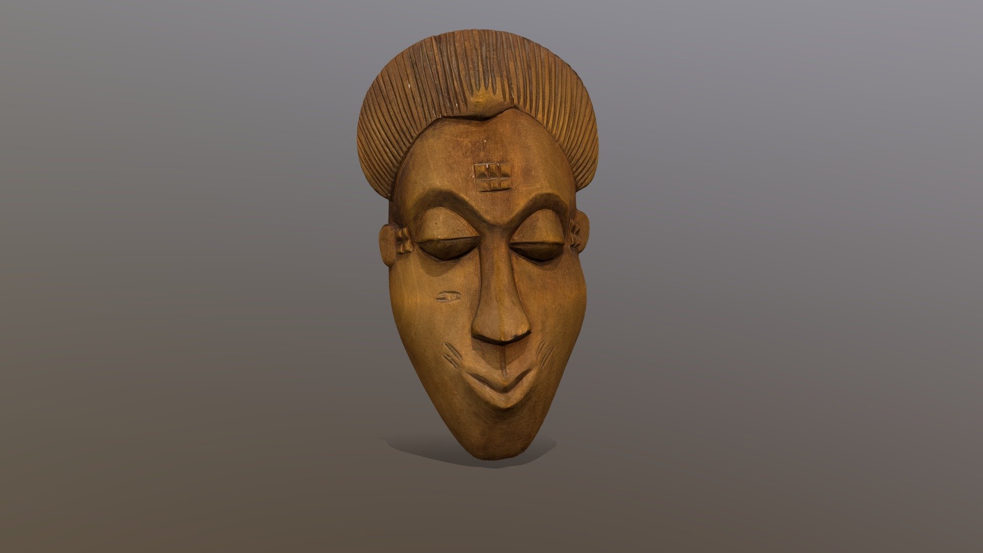 African mask - 3D model by Specimen 3D (@specimen3d) [a0acc8e] - Sketchfab
