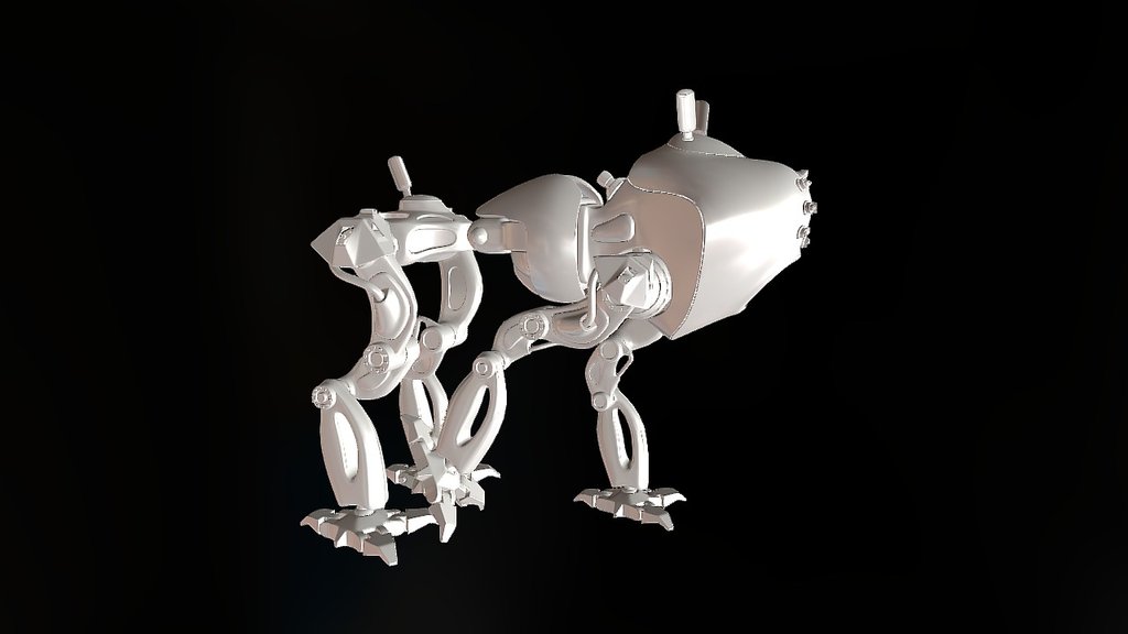 ROBDOG - 3D model by octaviosaura [a0ad10f] - Sketchfab