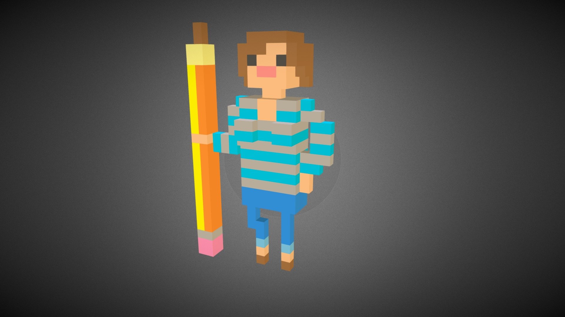 Artist - 3D model by shizayats [a0ae578] - Sketchfab