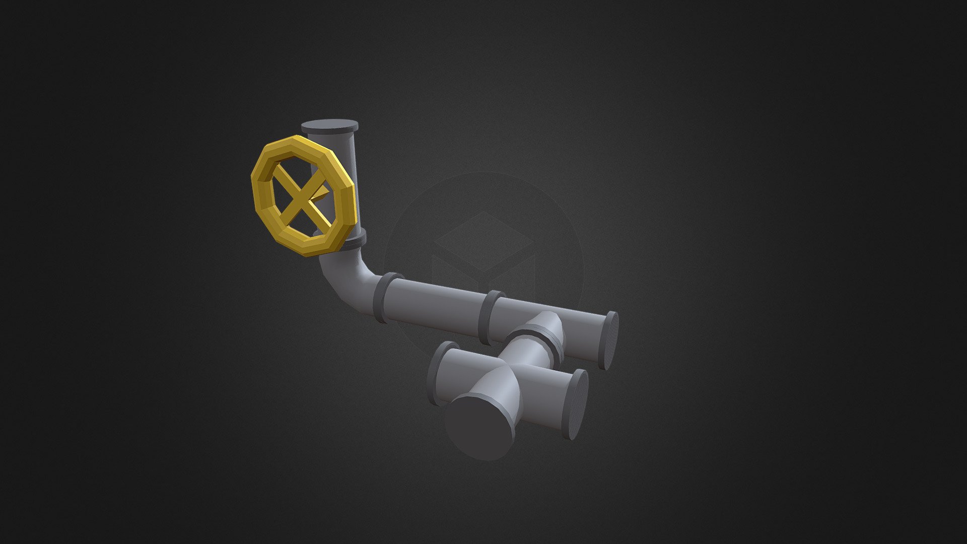 Steel Pipes - 3D model by Danny van Beek (@DeniZgamR) [a0aee23] - Sketchfab