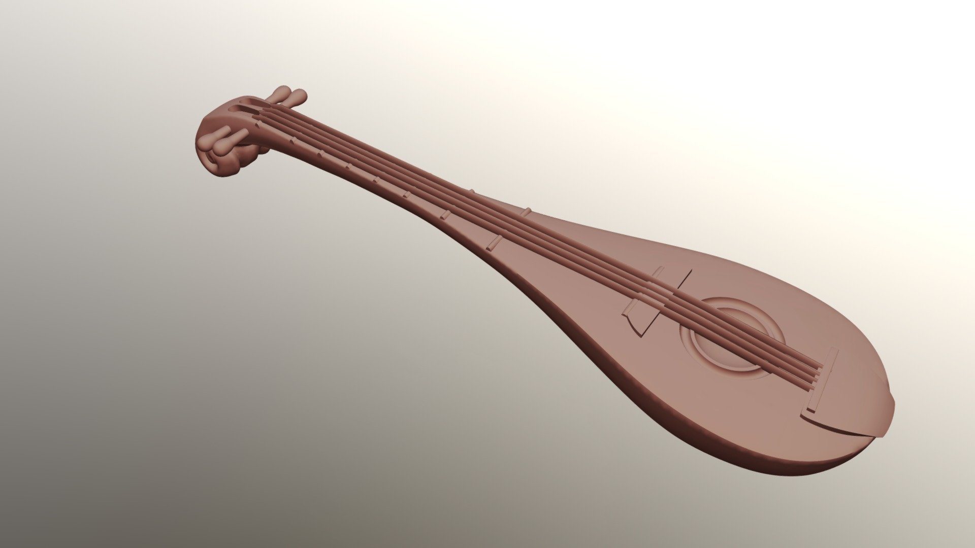 Phin (Isan music instrument) - Buy Royalty Free 3D model by Lasa2465 ...