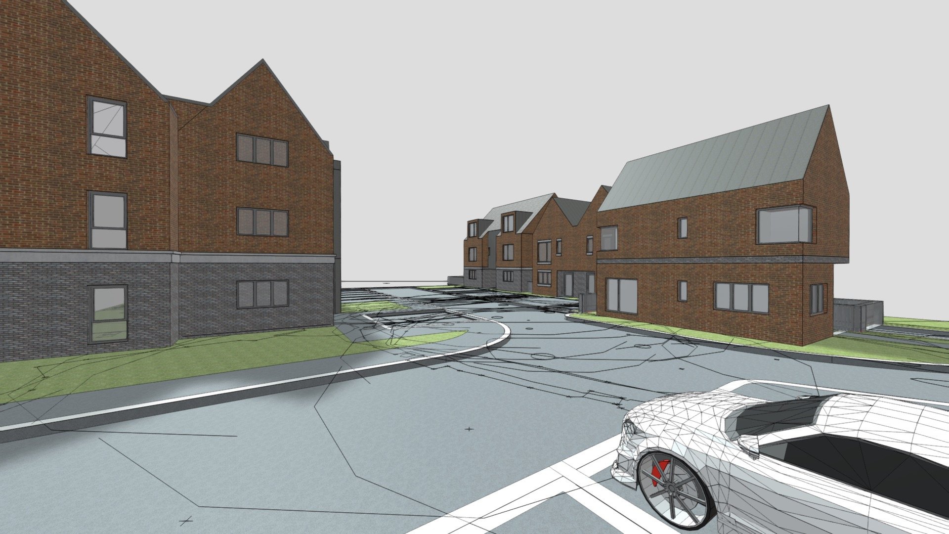 St Williams Ince SketchUp with landscaping - 3D model by elliotSB2021 ...