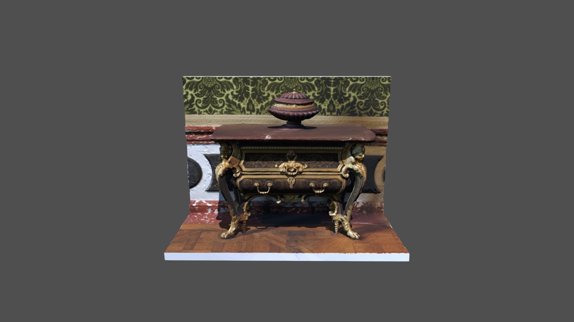 Commode, André-Charles Boulle - Download Free 3D model by Château de ...
