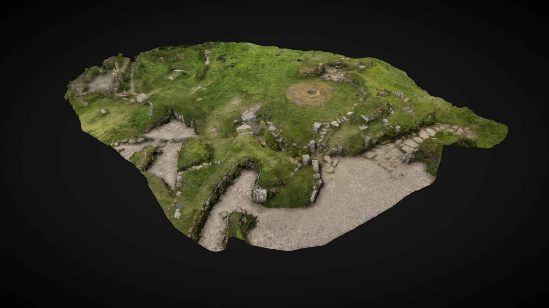 Carn Euny Ancient Village - Fogou - Cornwall - 3D model by 3deep ...