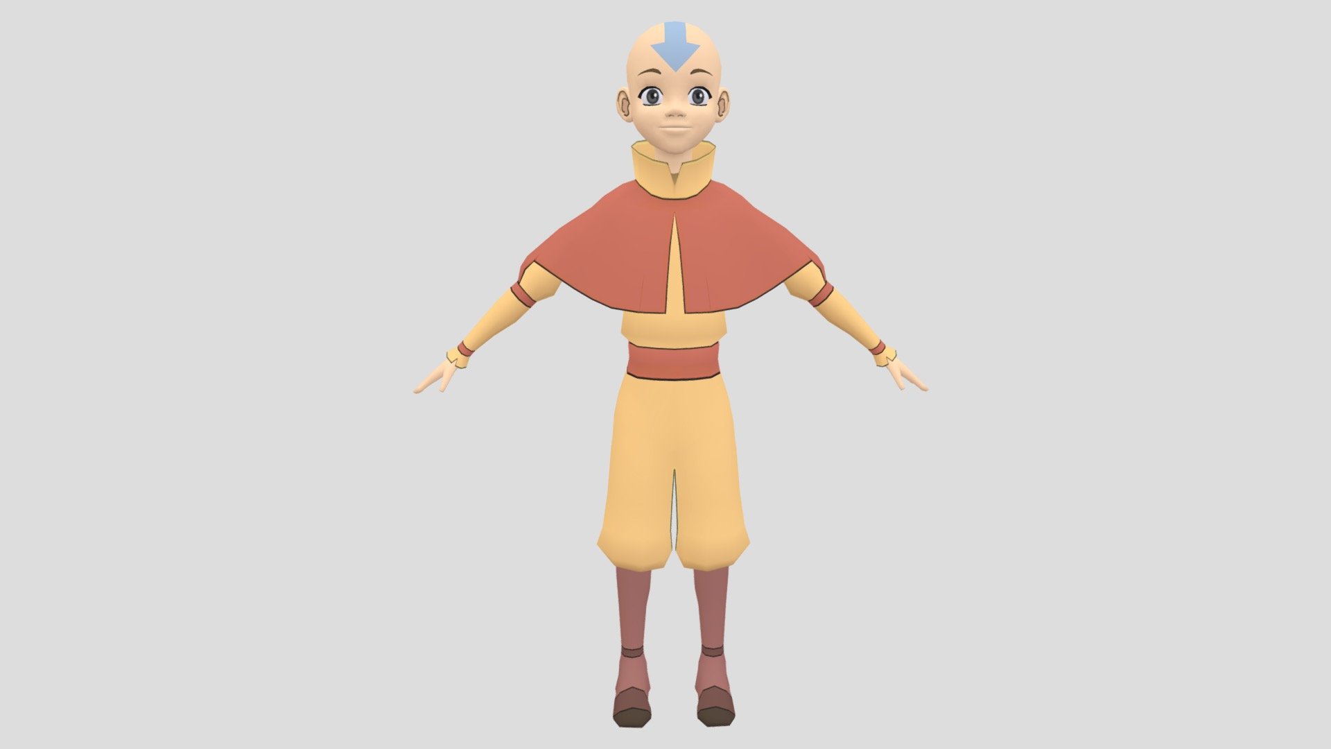 Avatar The Last Airbender TBE - Aang - Download Free 3D model by SMF ...