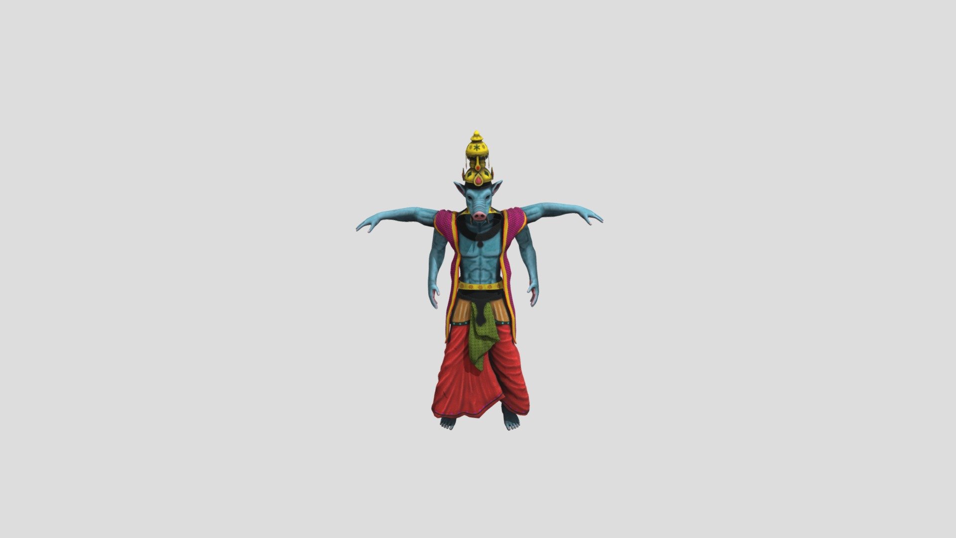 Baraho Avtar God Variation 2 - 3D model by creative.avl [a0b259e ...