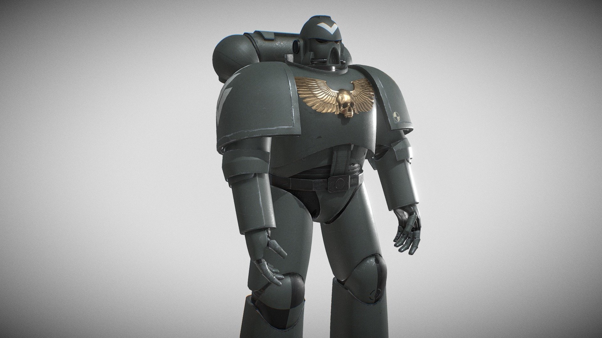 Space Marine (Astartes) - Buy Royalty Free 3D model by CoolBean ...