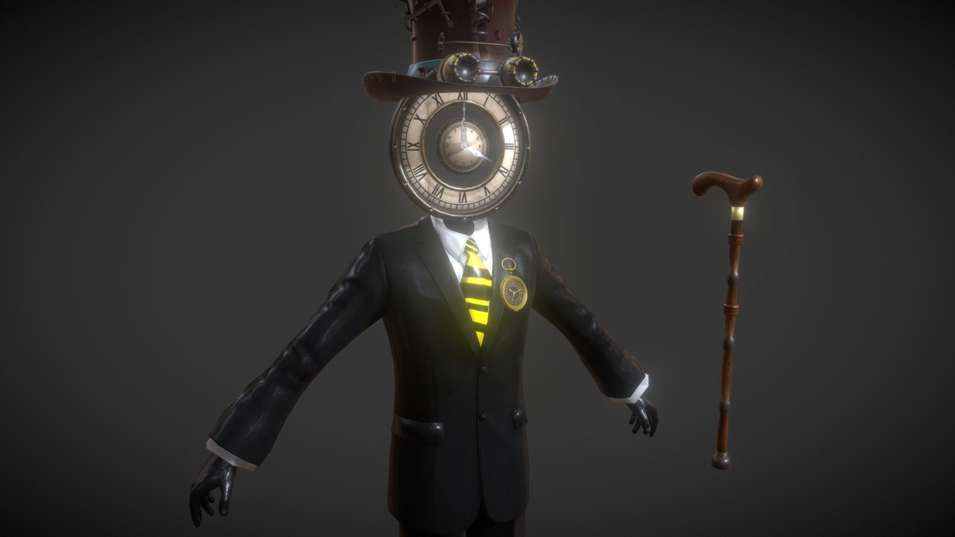 Chief clockman - Download Free 3D model by photon (that one larry ...