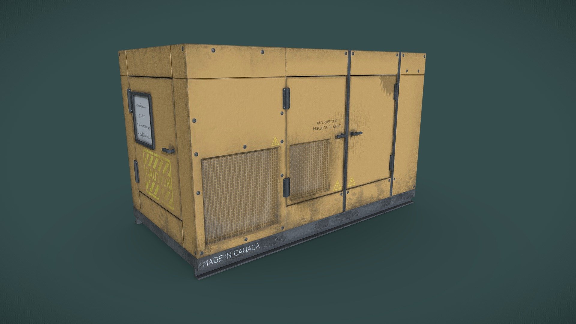Industrial Power Generator - 4K - Buy Royalty Free 3D model by Matthew ...
