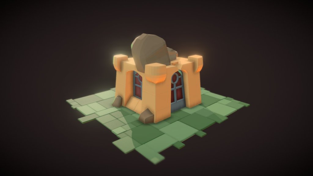 Stone House - Download Free 3D model by Rayo [a0bcf74] - Sketchfab