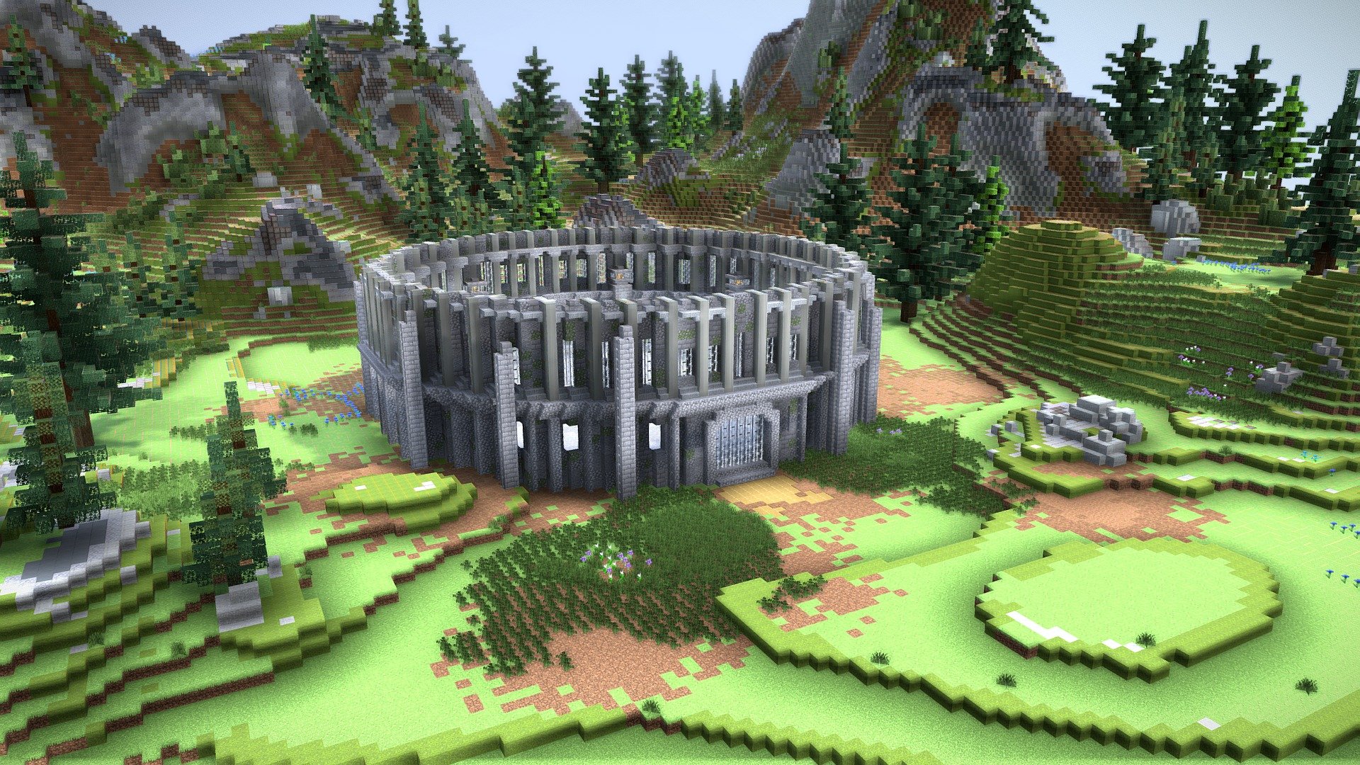 Colosseum Arena (Dungeon) #1 | 400x470 - Buy Royalty Free 3D model by ...