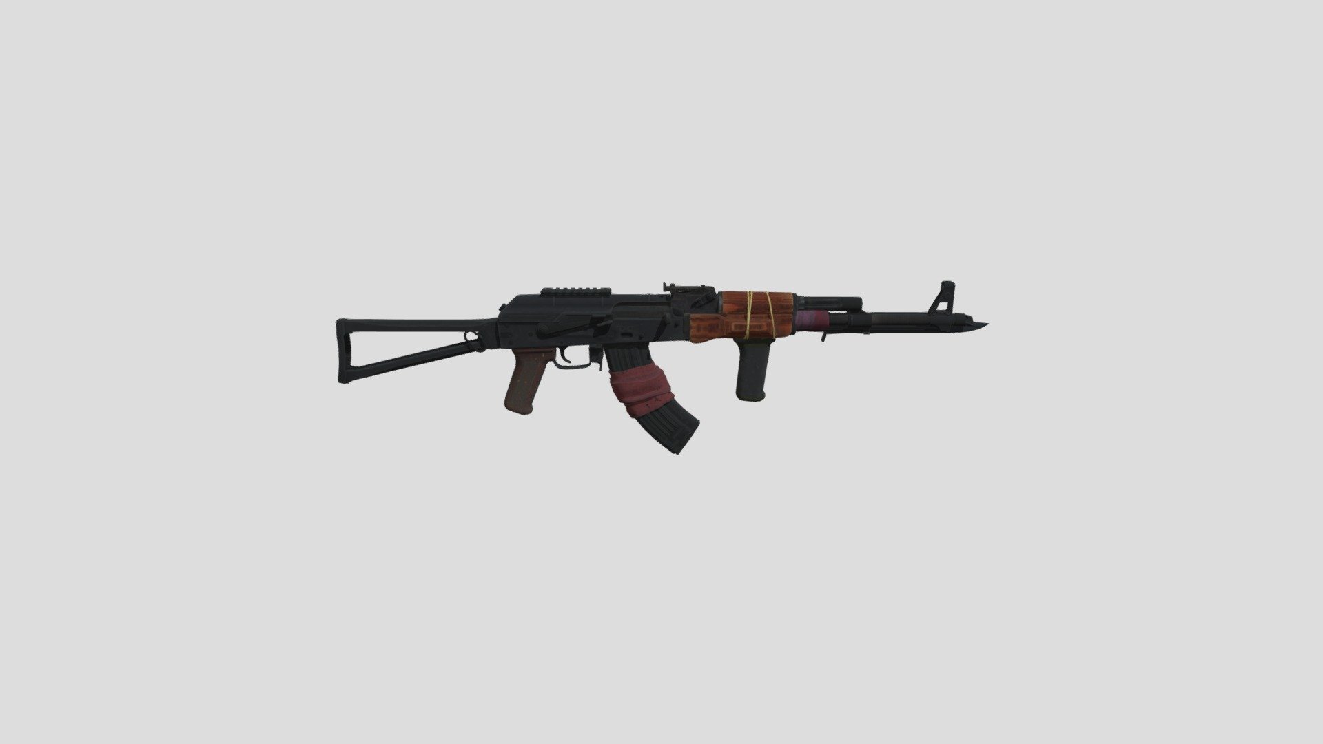 AK-74U - 3D model by LuftWaffles9966 [a0bd589] - Sketchfab