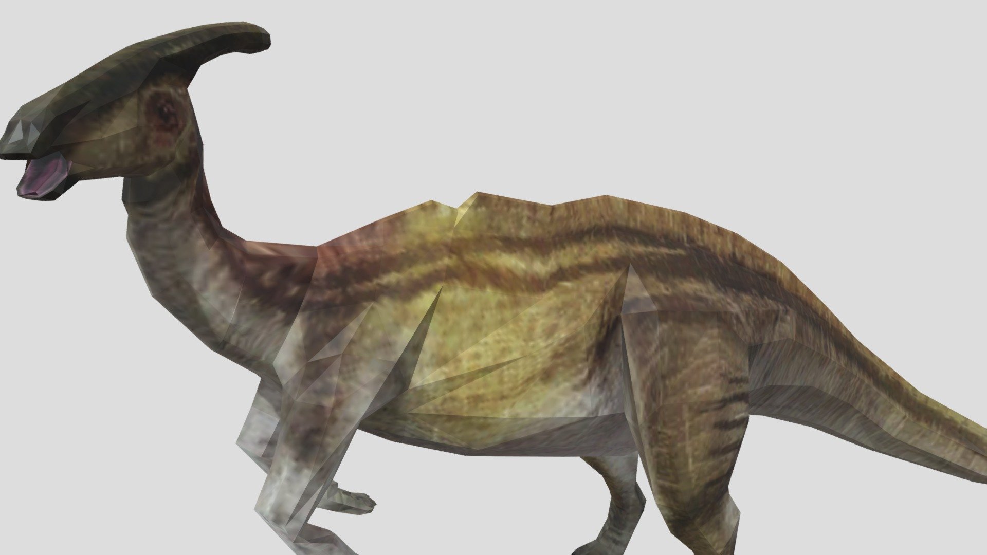 JPOG posed parasaurolophus - Download Free 3D model by seth the ...