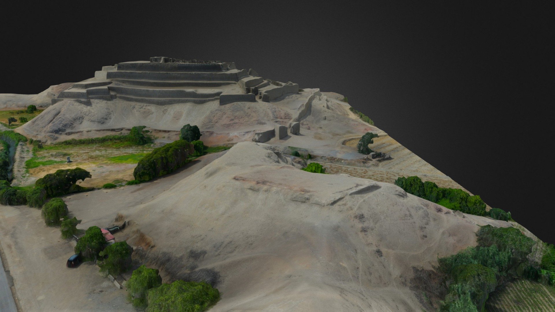 SITIO ARQUEOLOGICO FORTALEZA DE PARAMONGA - 3D model by DIRECCIÓN DE ...