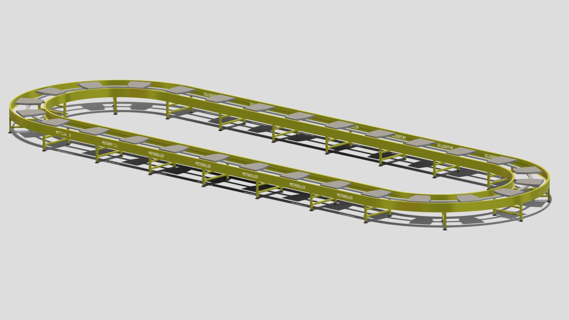 Carousel Conveyor - metaroller conveyor systems - 3D model by ...