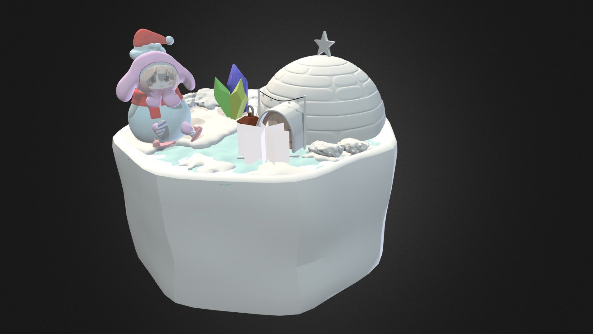Snow - 3D model by duangkamon120446 [a0c024e] - Sketchfab