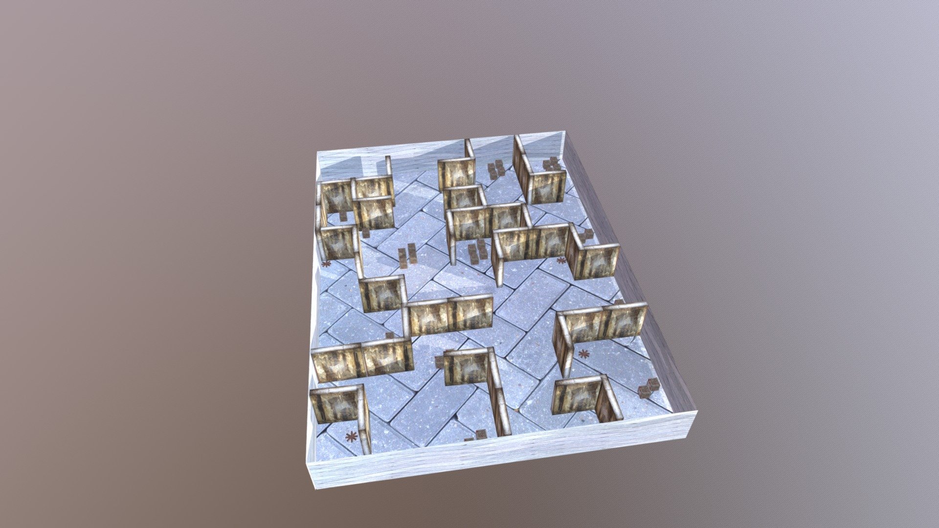Maze Scene - 3D model by Navit [a0c1217] - Sketchfab