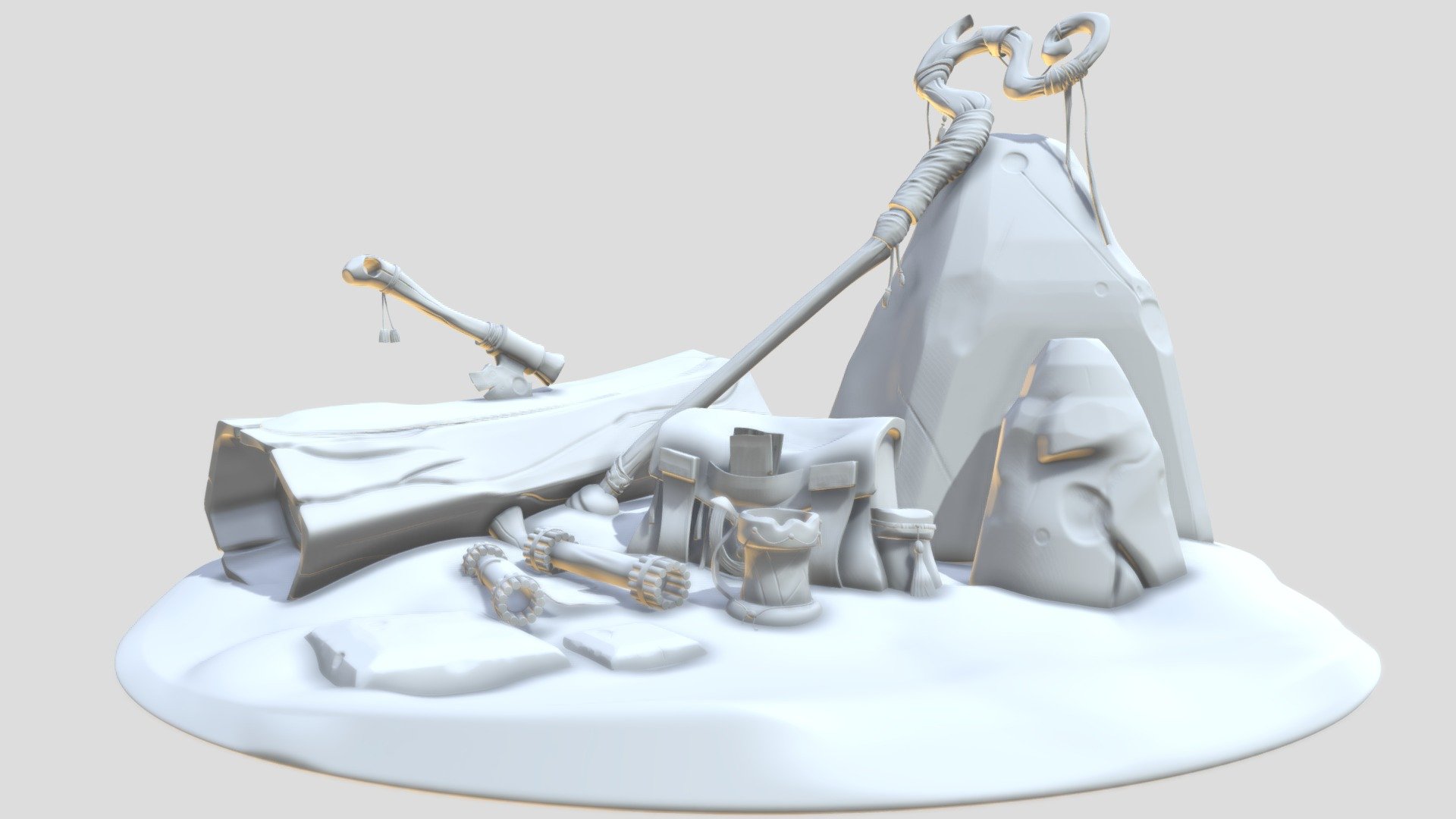 A place to rest - 3D model by Laurens_Respaillie [a0c1283] - Sketchfab