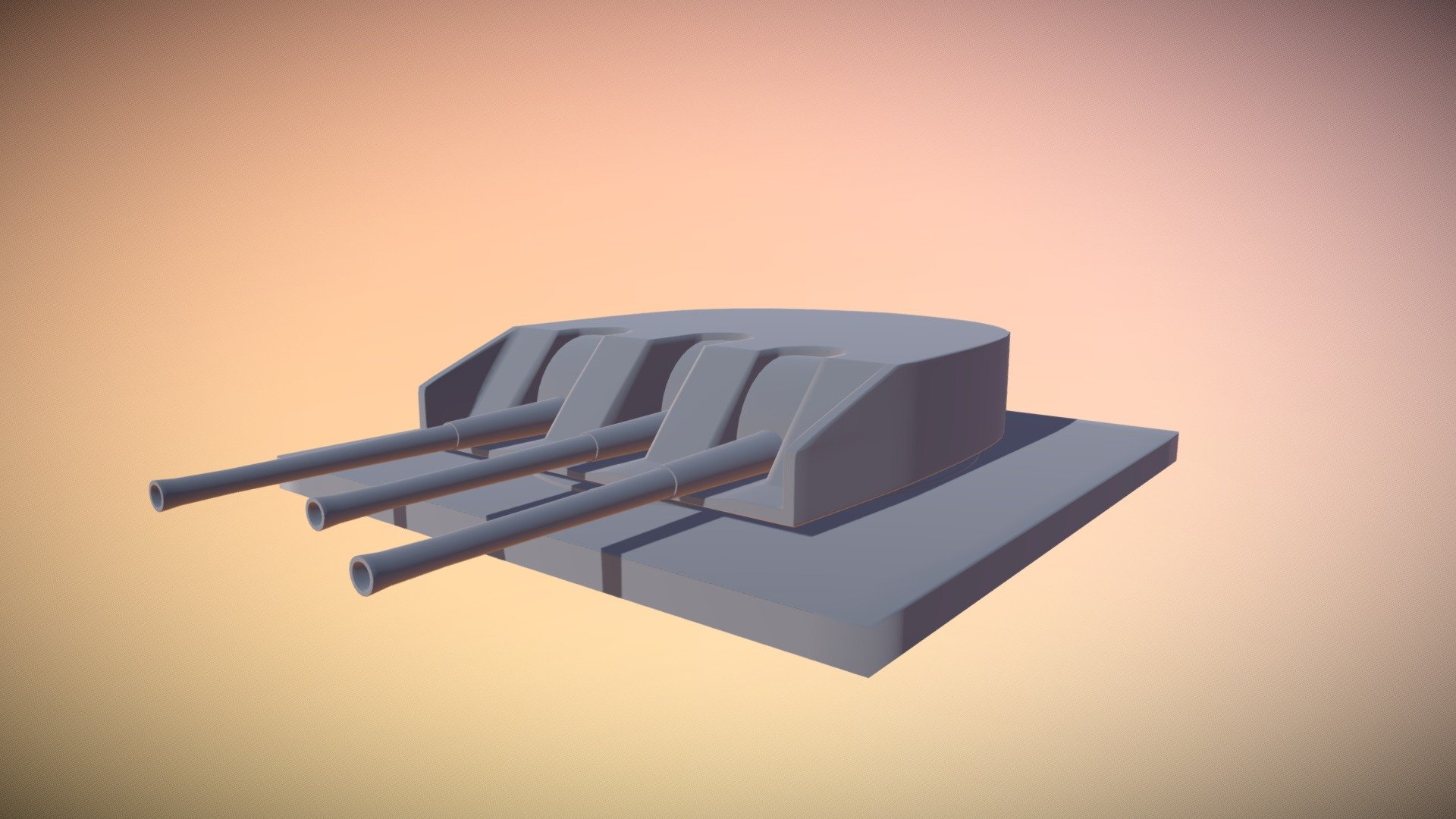 Ship Turret - 3D model by DeathRoe [a0c2e87] - Sketchfab