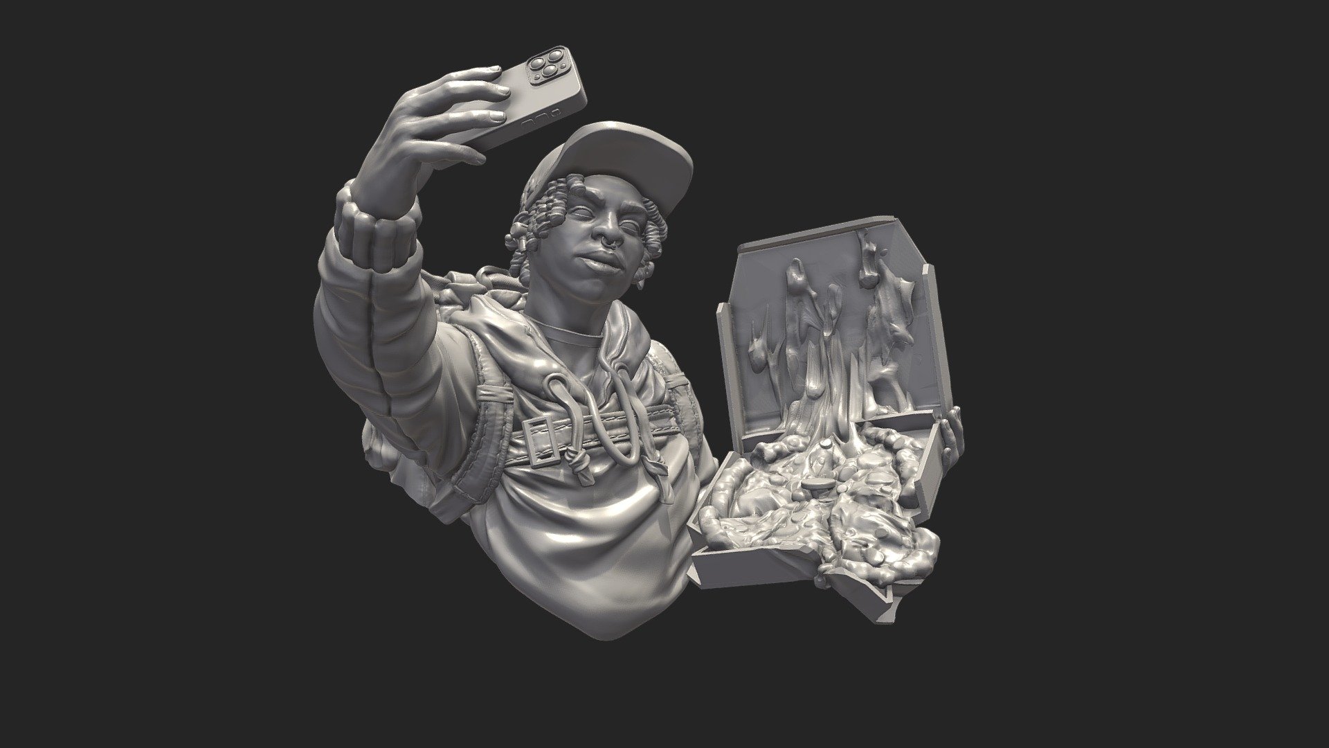Pizza Boy - Bust Sculpt - 3D model by alessandro.depatre.92 [a0c50ae ...