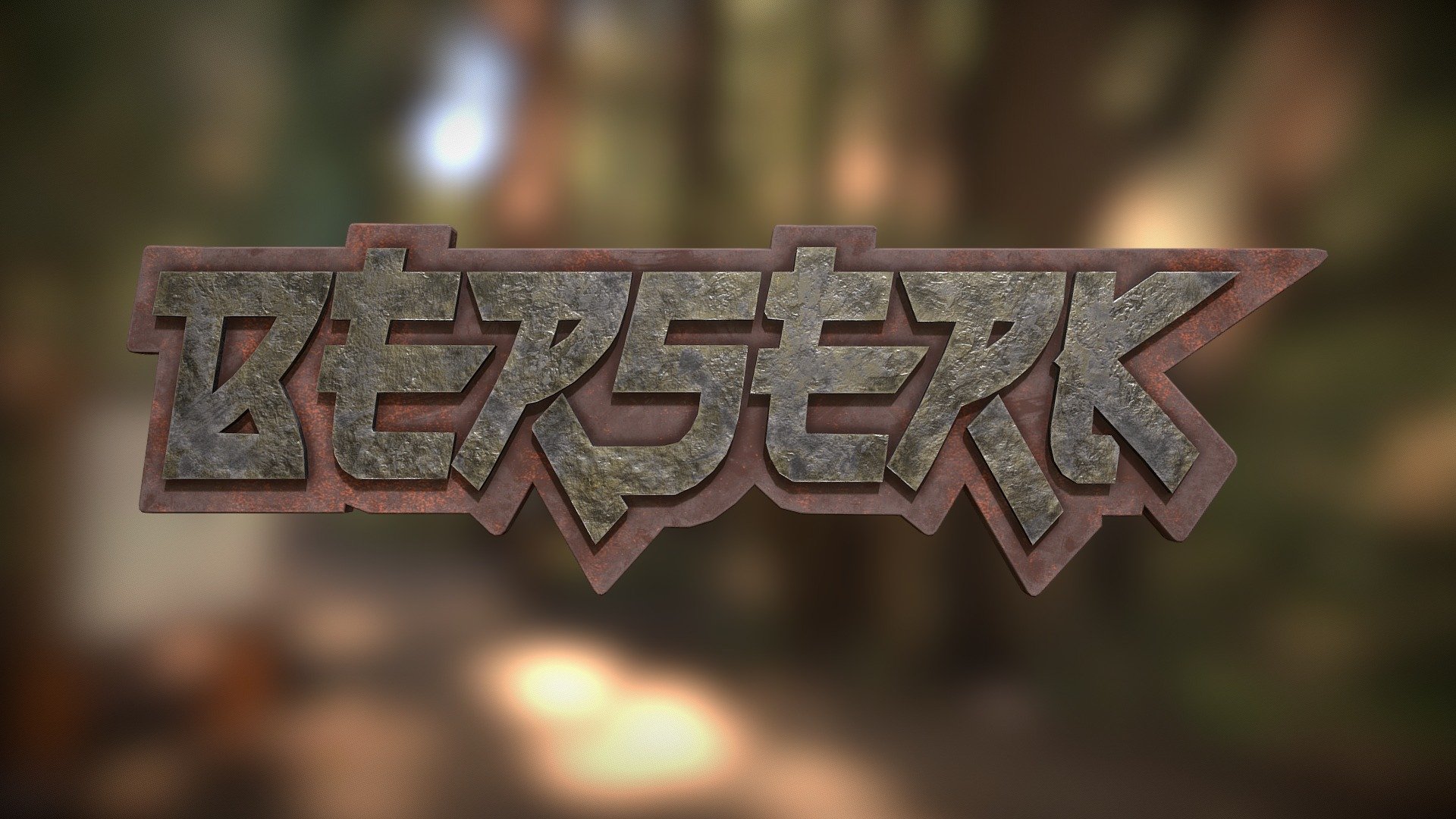 BERSERK Logo - Download Free 3D model by AnshiNoWara [a0c5101] - Sketchfab