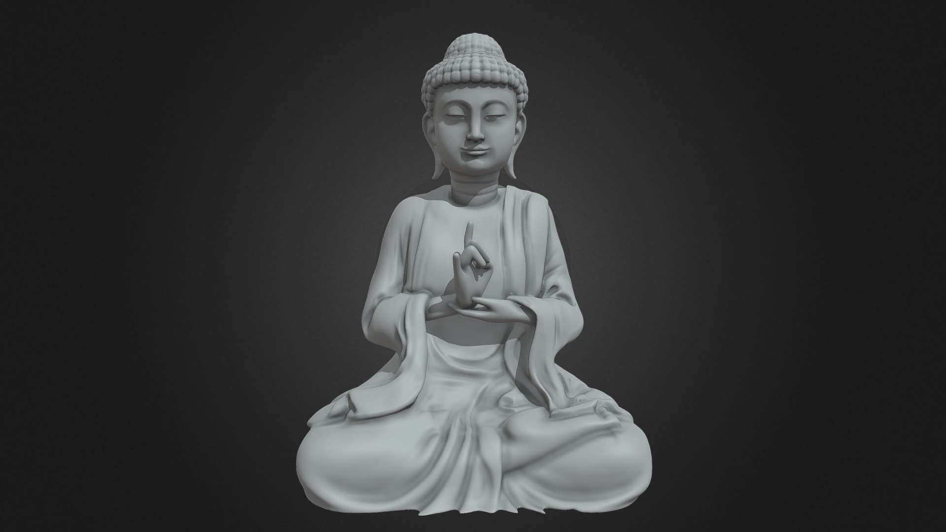 Budha Print - Buy Royalty Free 3D model by OscarTrejo [a0c52cb ...