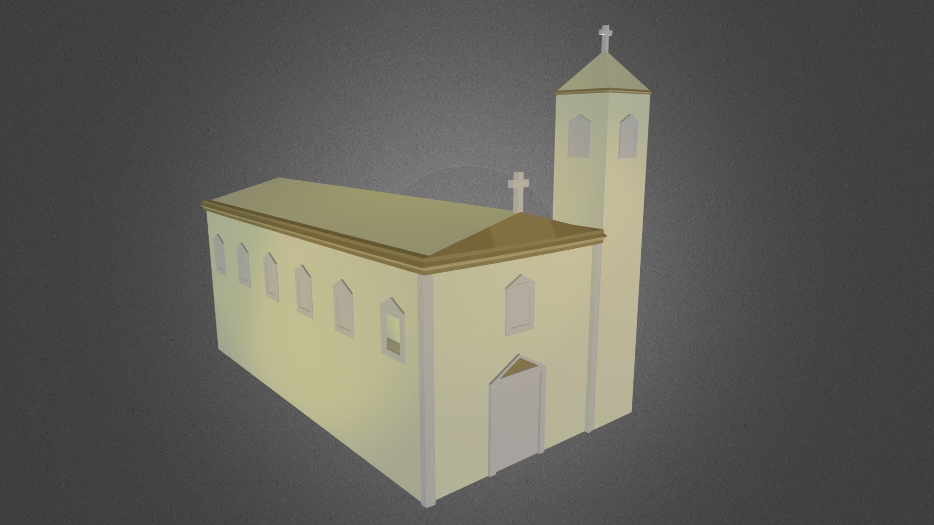 Chapel - Download Free 3D model by Starmise (@CosmicSwordL) [a0c5d44 ...