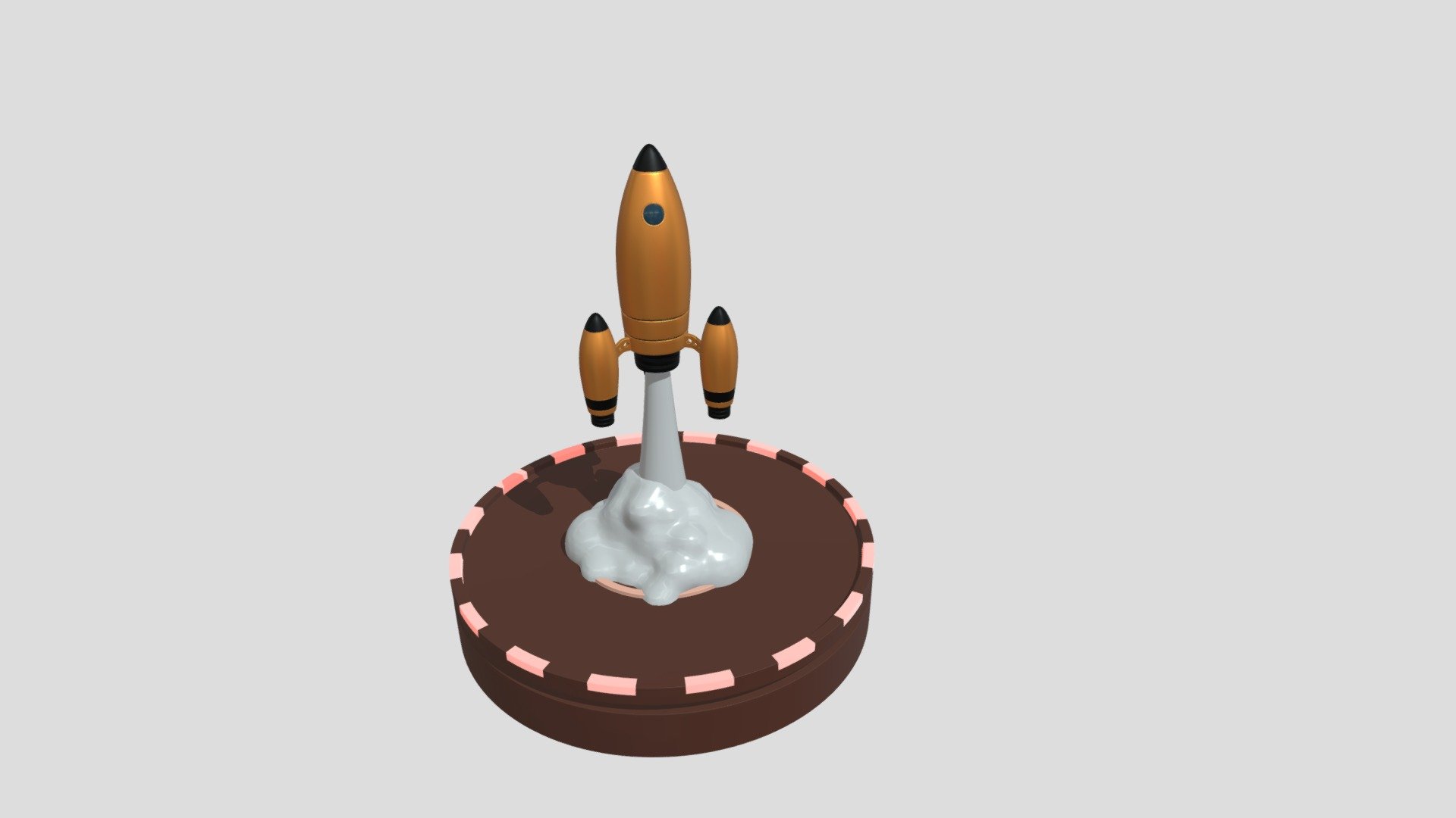 Cartoon rocket - 3D model by Riko_753 [a0c6077] - Sketchfab