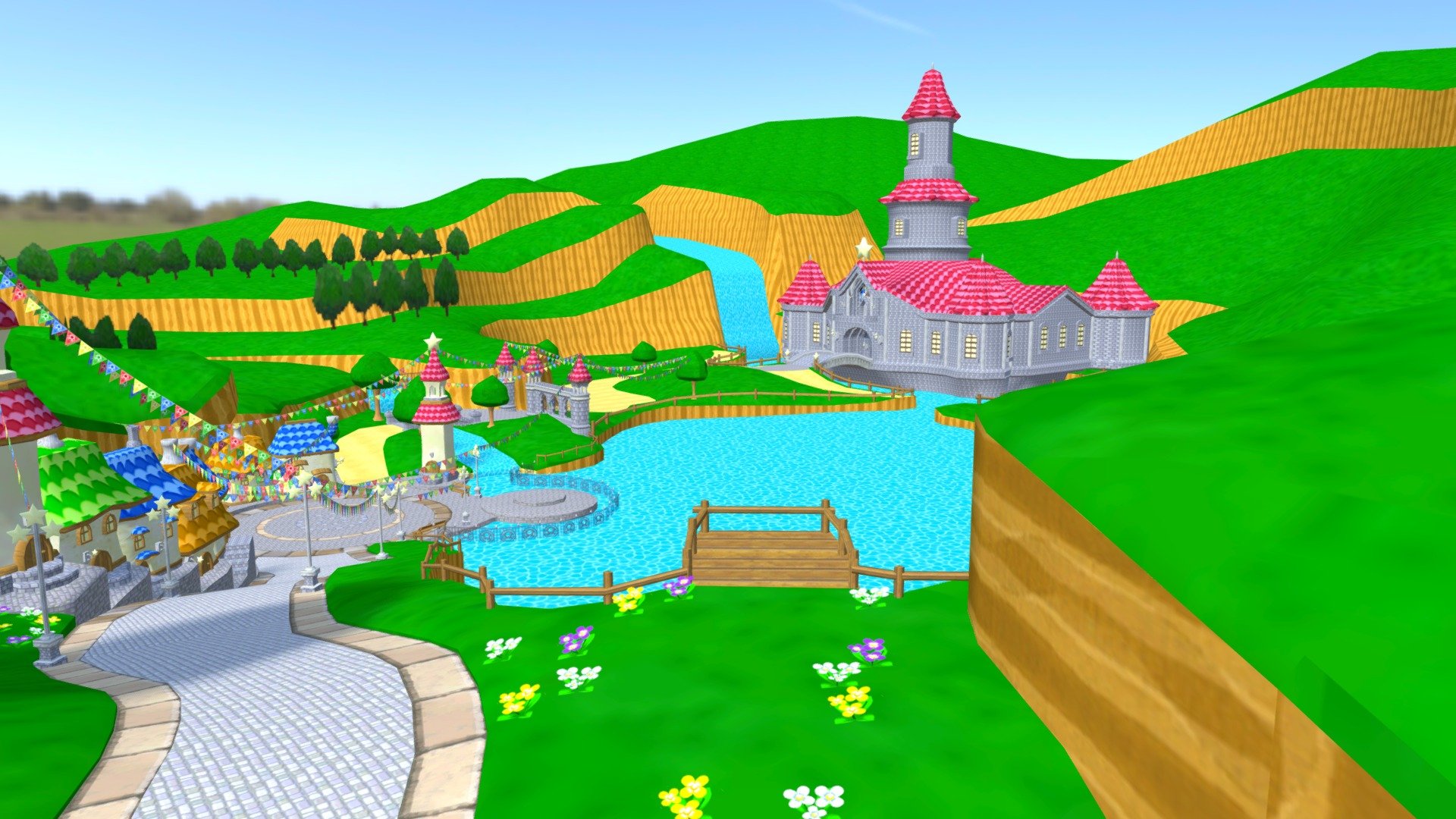 Super Mario Galaxy - Peach's Castle - Download Free 3D model by ...