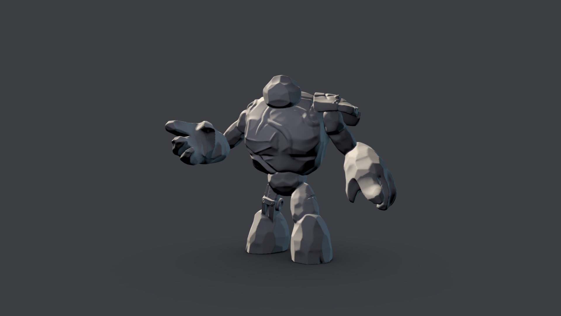 Stone Golem Construct - Download Free 3D model by Vindr Damsgard ...