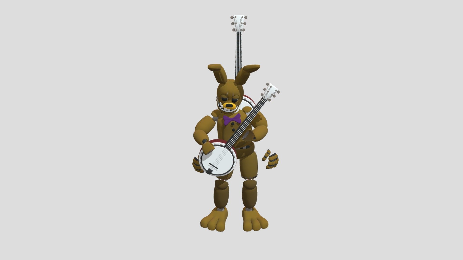Springbonnie FBX - Download Free 3D model by MaxLanGTC (@tinten1ox ...
