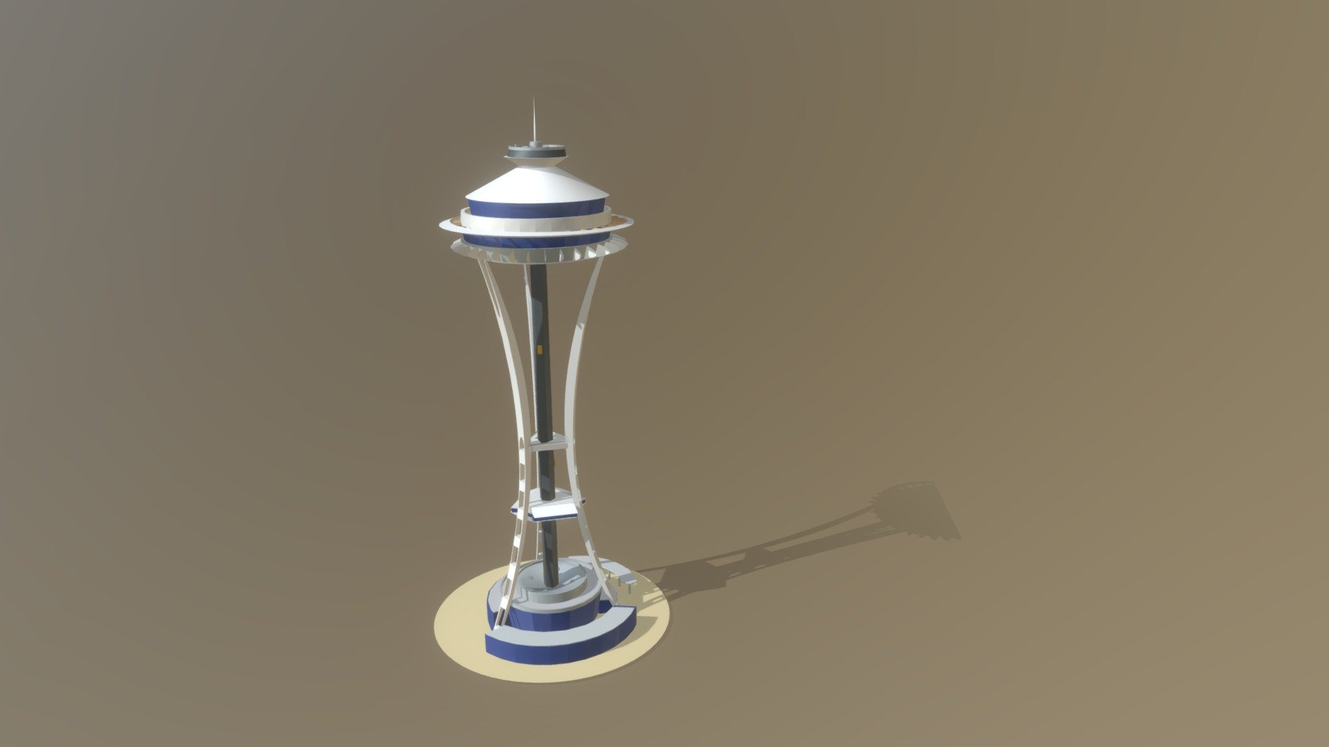The Seattle Space Needle - Download Free 3D model by EDXtawny ...