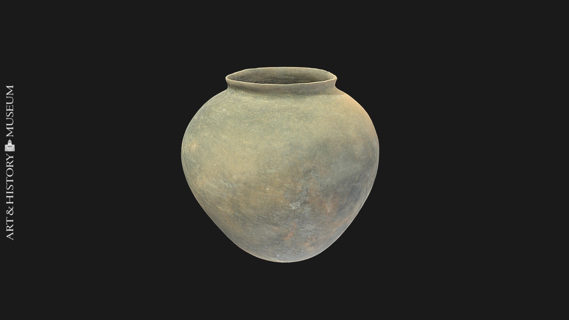 Egg-shaped pot with small opening & flaring rim - Download Free 3D ...