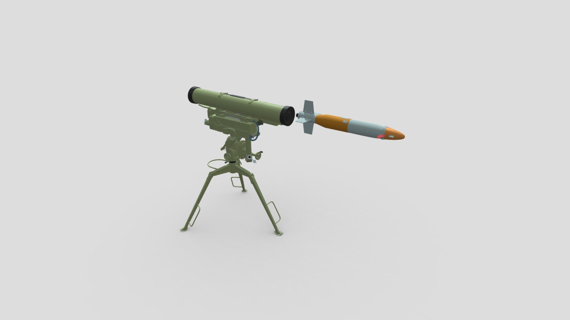 9M133 Kornet High Poly - 3D model by Rutas (@Suandoa) [a0cd996] - Sketchfab