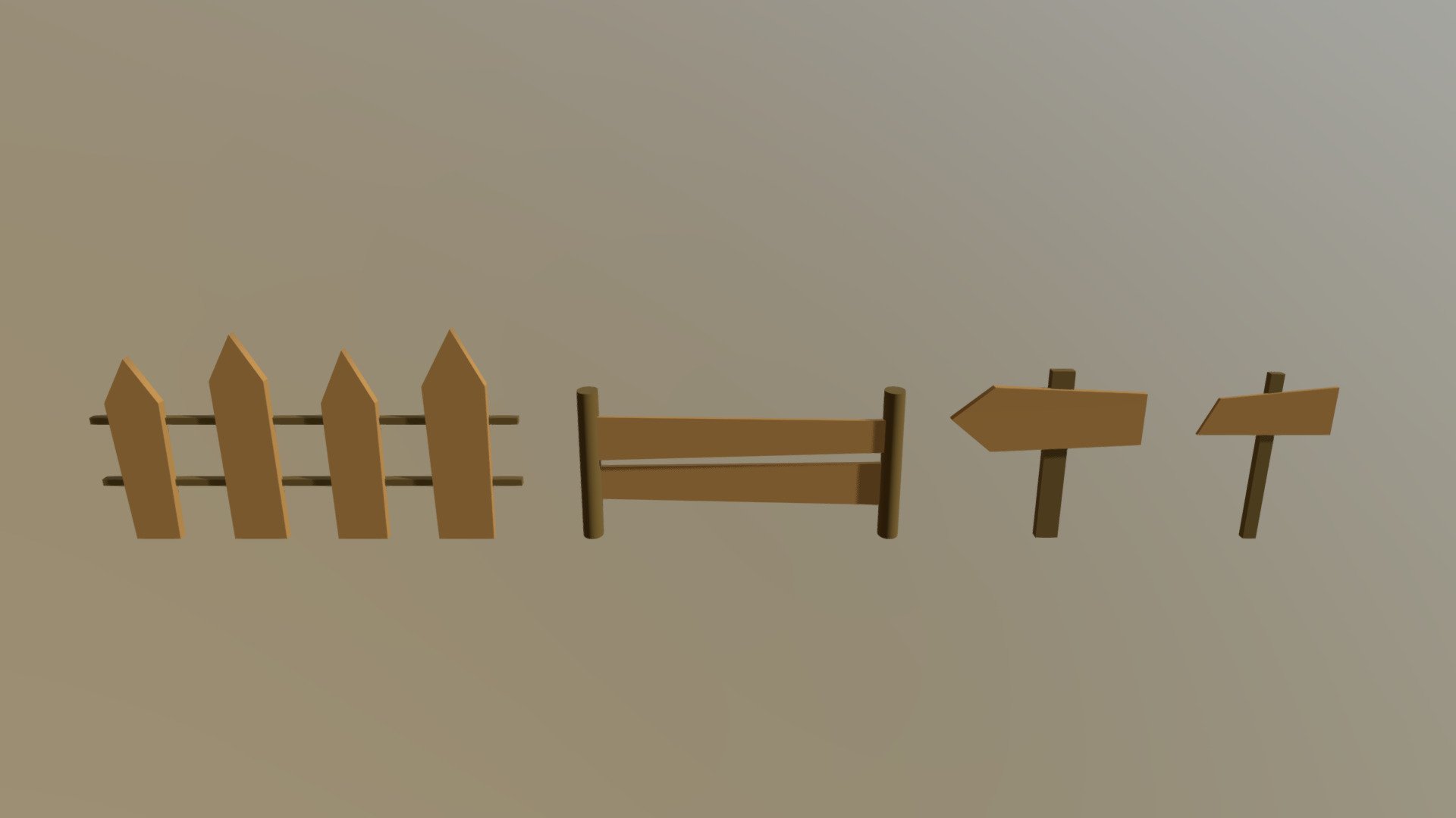 Wood Objects - 3D model by GuilhermeGM [a0cdd9f] - Sketchfab