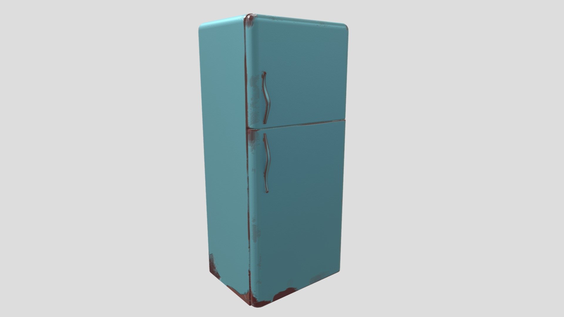 Stylized rusty fridge - Download Free 3D model by DoniTodorov [a0cdfdd ...