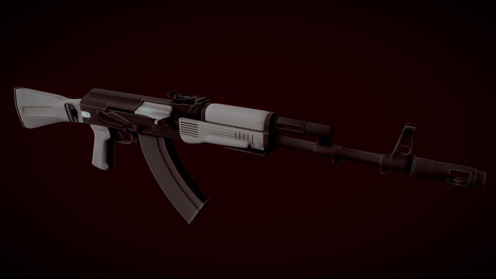 AK Assault Rifle - Gameready - Download Free 3D model by UnSkillZ ...