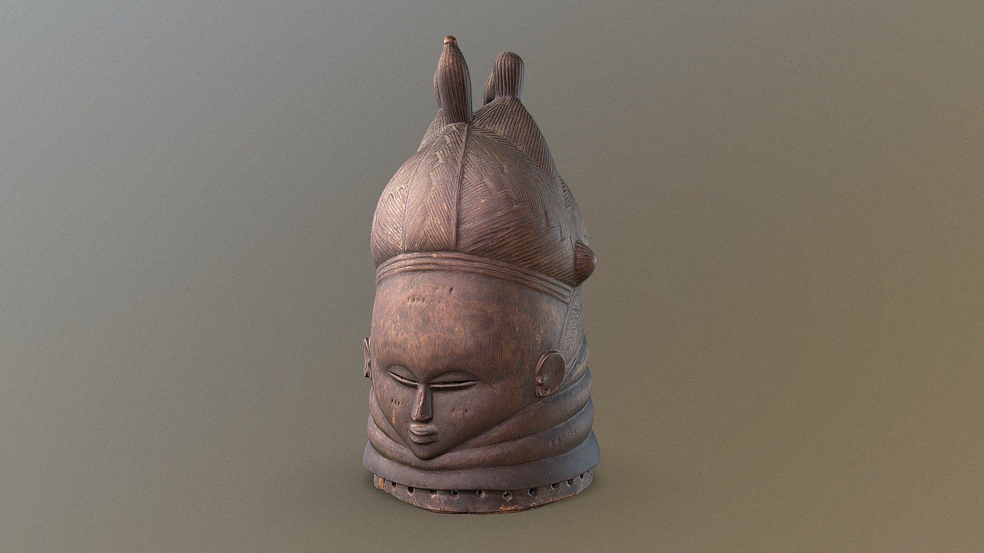 Sande Society Mask - 3D model by Ackland Art Museum (@ackland) [a0d1b92 ...