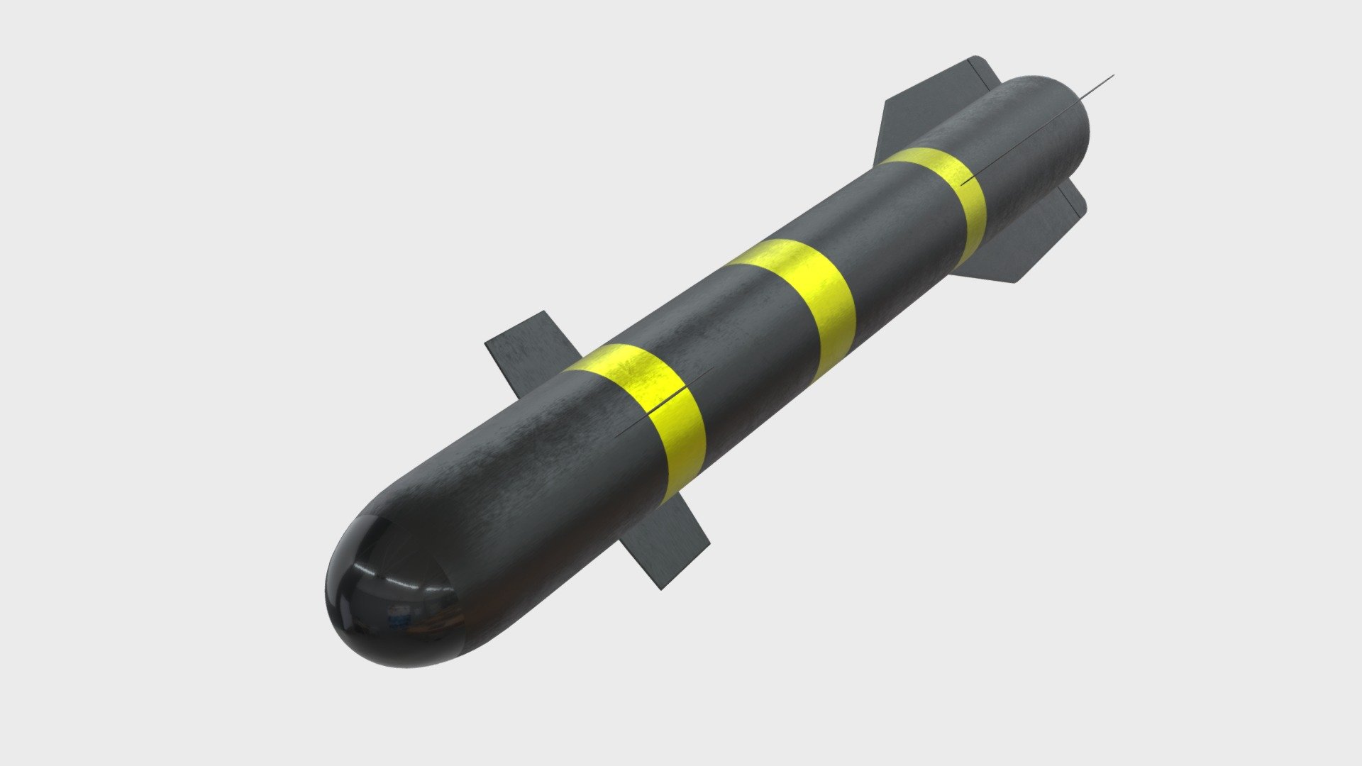 AGM-114 Hellfire Missile - Buy Royalty Free 3D model by ...