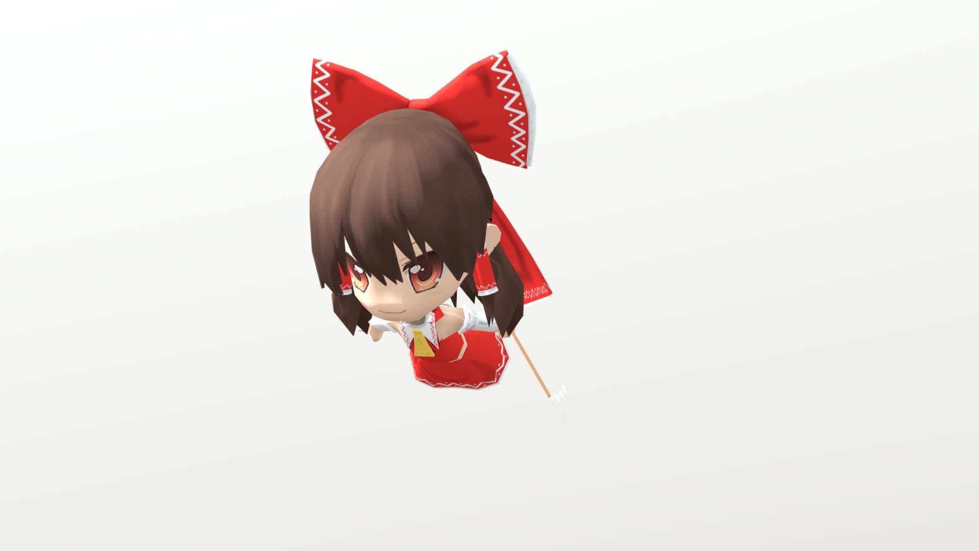 Hakurei Reimu_02 - 3D model by NAYR (@Ryan.Azusa) [a0d6976] - Sketchfab