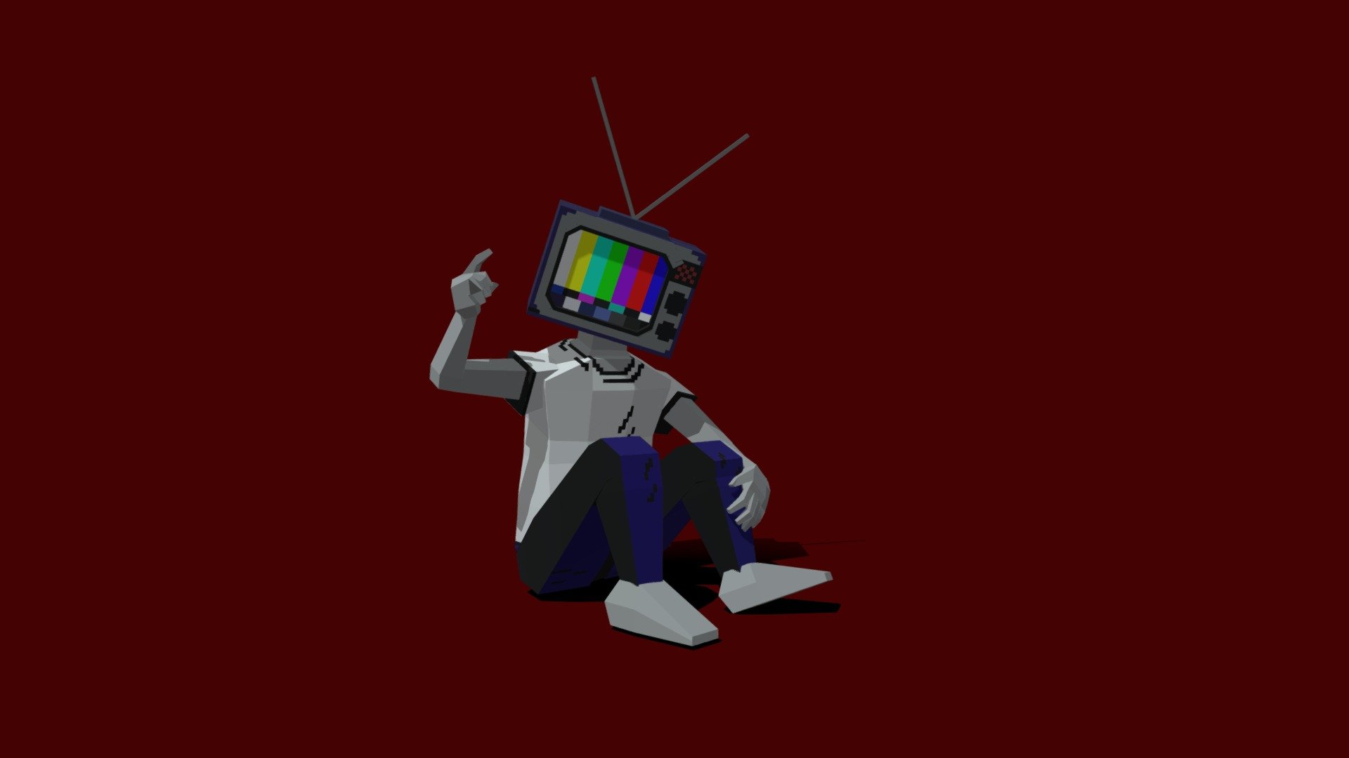 Tvhead - 3D model by caninegray [a0d86be] - Sketchfab
